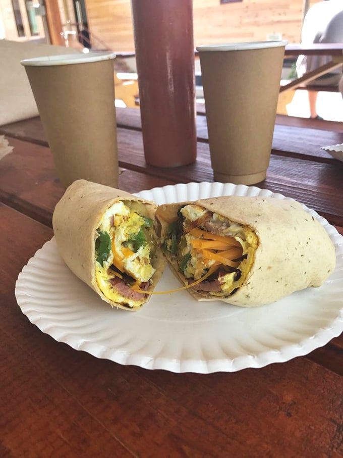 Eggs-cellent choice for any time of day. This wrap is proof that good things come in tortilla packages.