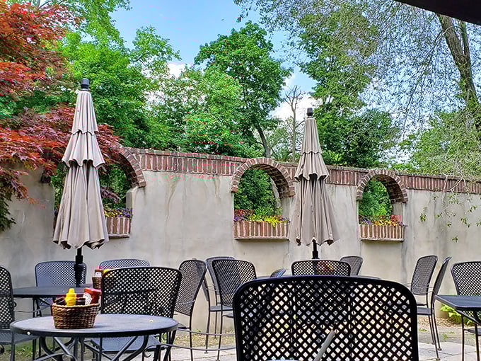 Al fresco dining at its finest! Buckley's outdoor area is so charming, you'll want to cancel your European vacation and just eat here all summer.