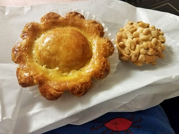 Dynamic dessert duo: The pasticciotto and pignolo, ready to take your taste buds on a Mediterranean vacation.