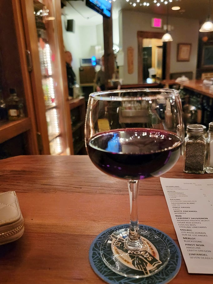 A glass of red that promises to turn any meal into an occasion. Swirl, sniff, sip, and suddenly you're a sommelier!