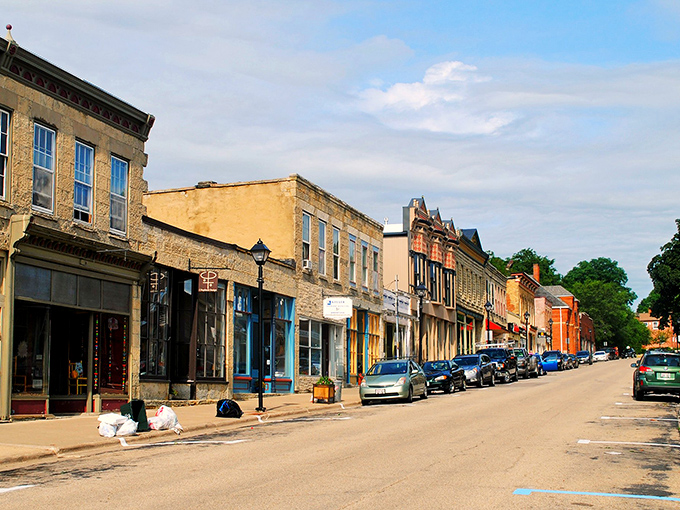 Main Street, USA comes to life in Mineral Point. It's like Norman Rockwell painted a street scene and then sprinkled it with Midwest magic.