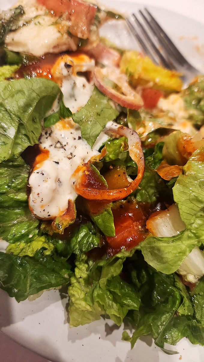 Not all heroes wear capes &ndash; some wear dressing! This vibrant salad proves Dino's isn't just about the pizza.