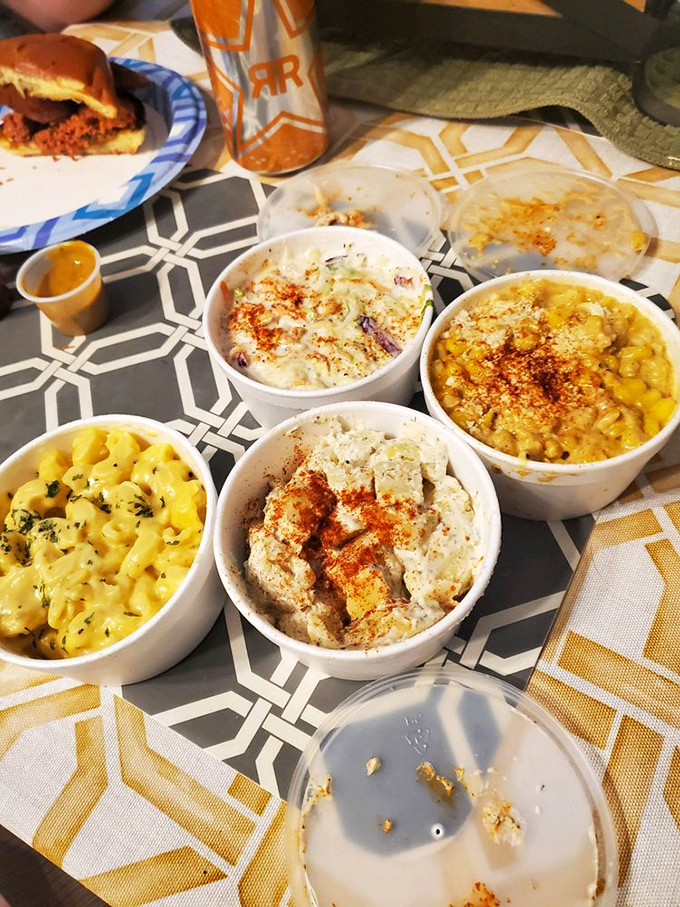 Side dishes at Eric's aren't afterthoughts&mdash;they're essential supporting characters in your barbecue adventure story.
