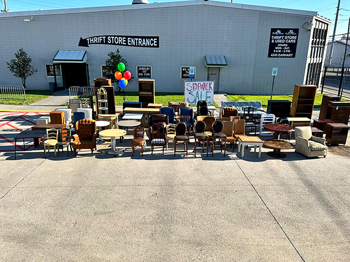 The sidewalk sale spectacular! It's like musical chairs for furniture &ndash; when the music stops, grab a seat (or a table, or a lamp).