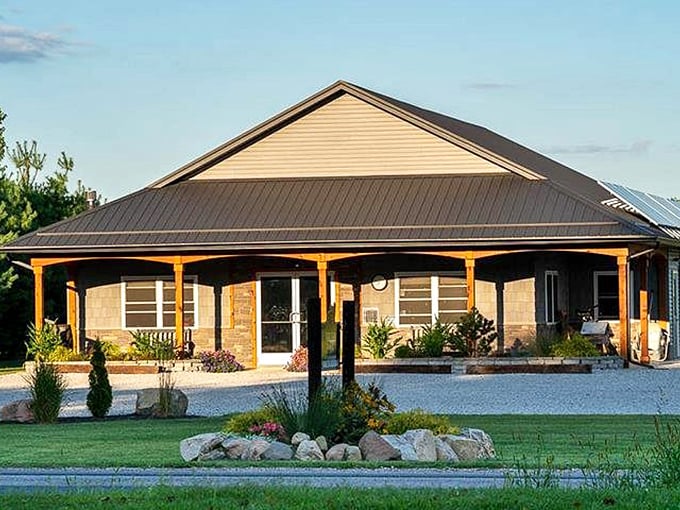 Silver Star Leather: where craftsmanship meets ice sculpture in a uniquely Shipshewana way. Who knew leather and ice could be such cool companions?