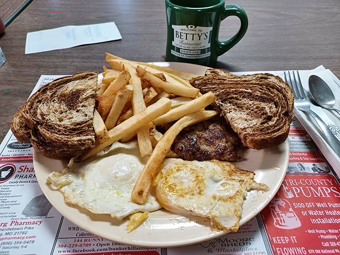 Steak and eggs: the breakfast of retired superheroes. This plate's got more protein than a bodybuilder's Instagram feed.