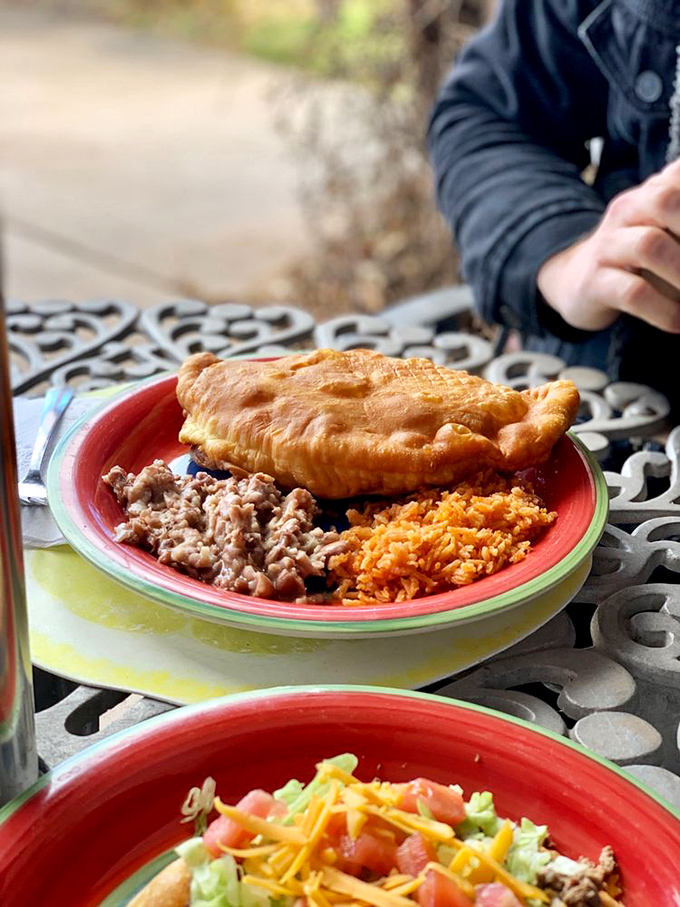 Meet the stuffed sopapilla, New Mexico's answer to the calzone. It's a pillowy pocket of perfection that'll have you saying "Holy frijoles!"