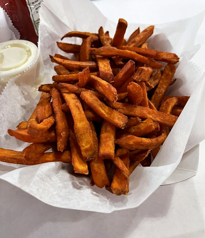 Sweet potato fries that are anything but a side act! These orange beauties are the Beyonc&eacute; of the fried food world &ndash; fierce, fabulous, and impossible to resist.