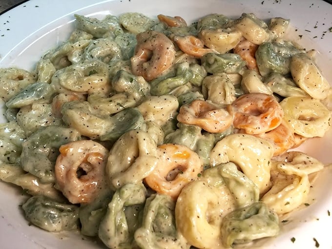 Tortellini that could make an Italian grandmother weep with joy. Comfort food gets a gourmet makeover at The Gem.