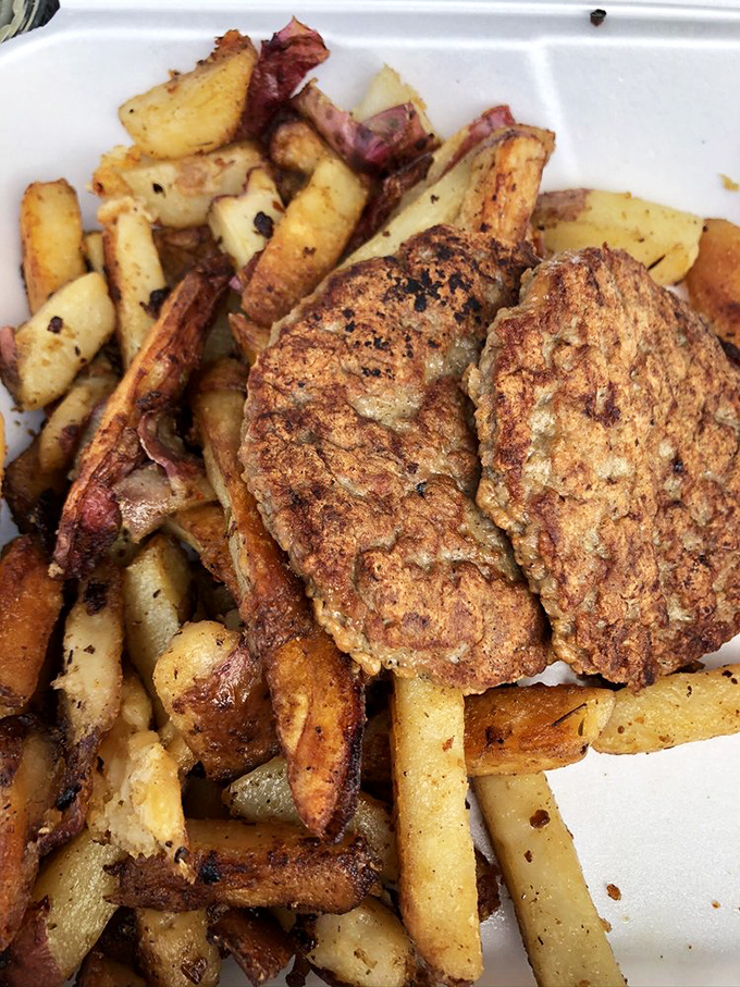 These home fries and sausage patties aren't just breakfast&mdash;they're edible therapy for whatever ails you, served with a side of nostalgia.