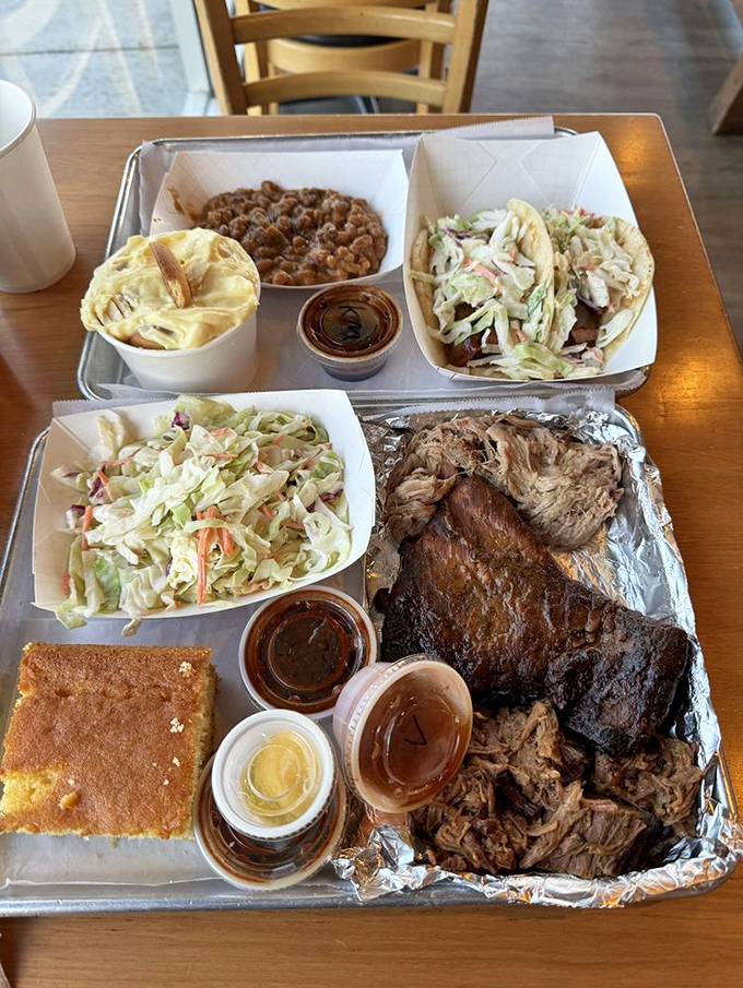 Feast your eyes on this feast! It's not a meal, it's a BBQ smorgasbord that'll make you wish you had a second stomach.