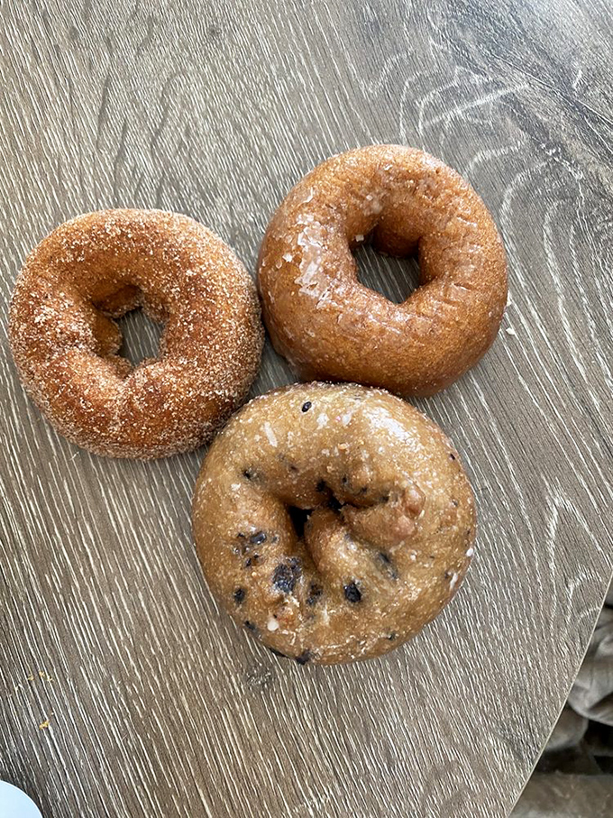 Simple pleasures, extraordinary taste. These humble cake donuts prove that sometimes, the best things in life really are the basics.