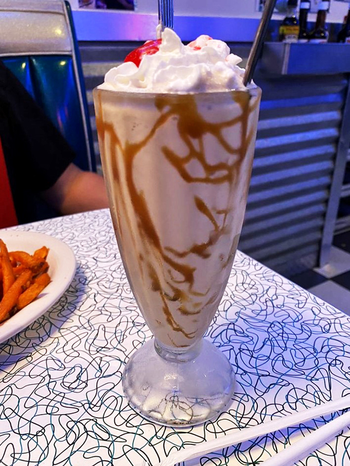 "Caramel swirls and creamy twirls! This shake looks so good, it might just inspire you to attempt the Twist."
