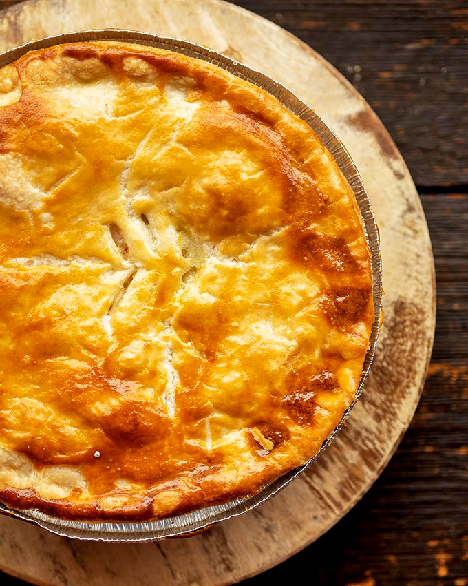 Behold, the chicken pot pie - comfort food's answer to a warm hug. It's like grandma's cooking, but with better crust.