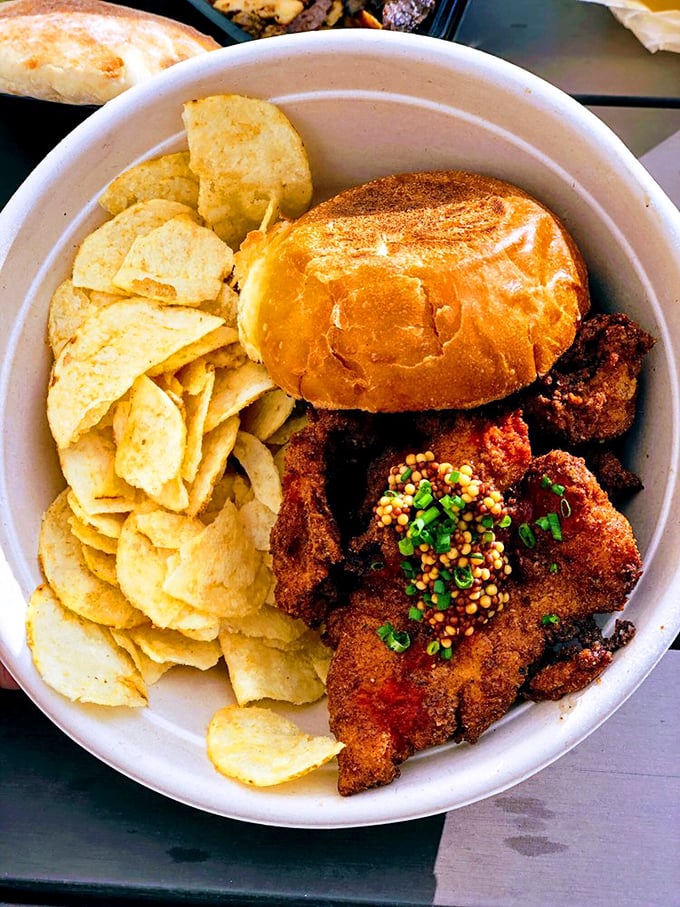Cluck yeah! This isn't just a chicken sandwich; it's a crunchy, juicy masterpiece that'll make you wonder why you ever settled for fast food.