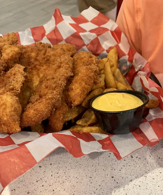 Crispy crowd-pleasers: These chicken strips are the Meryl Streep of finger foods &ndash; versatile, golden, and always a hit.
