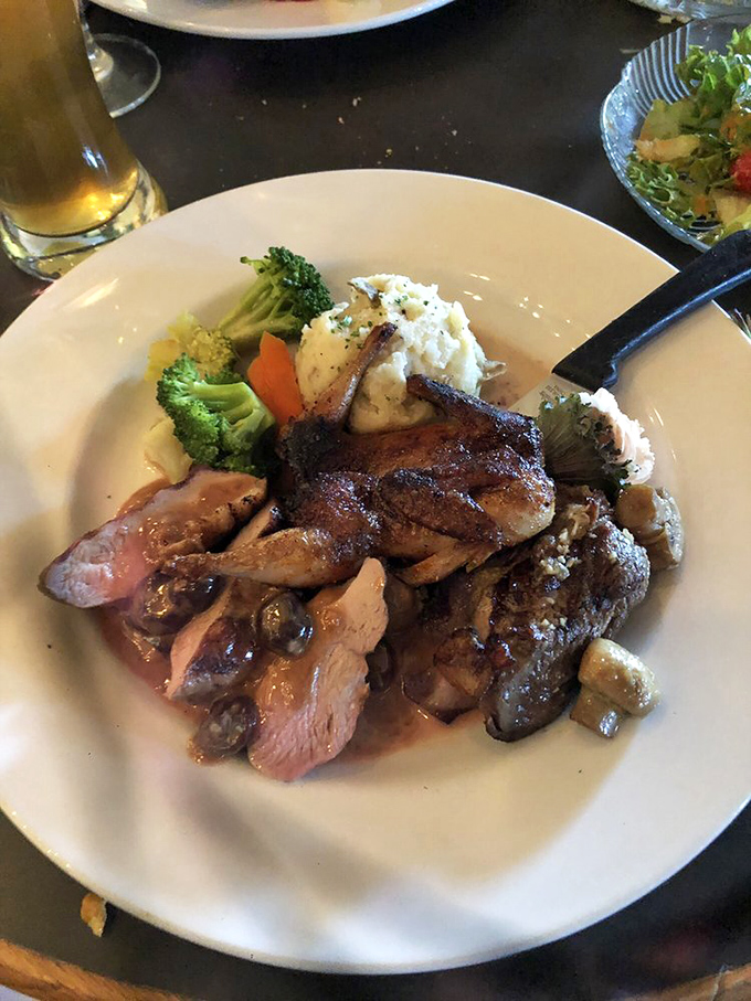 A plate that screams "can't decide?" Don't worry, at Jagz, you can have your steak and eat your seafood too.