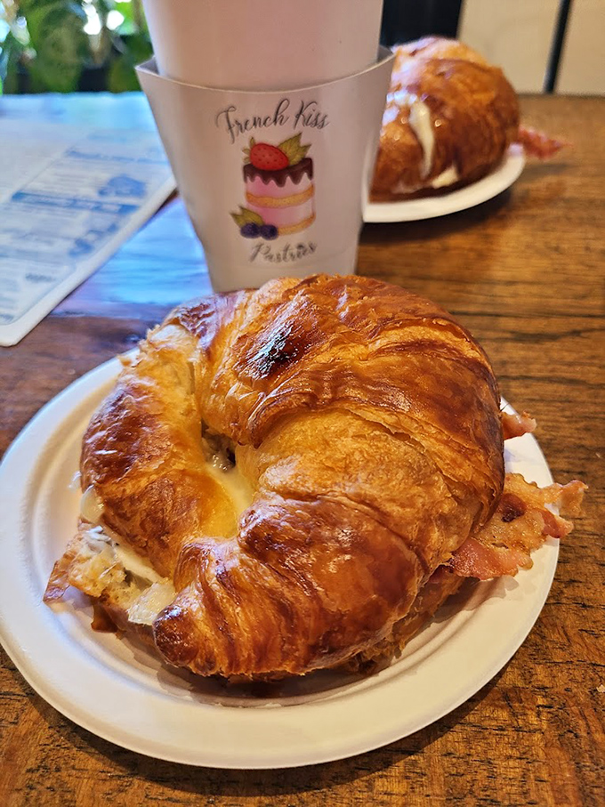 This isn't just a croissant, it's a buttery time machine to a Parisian caf&eacute;. No passport required, just an appetite.