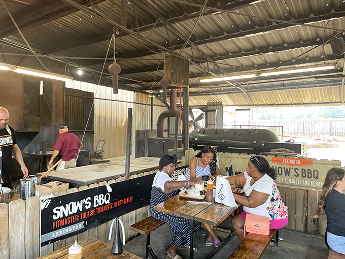 Where strangers become friends over shared plates of joy. These diners are living their best lives, one bite at a time.