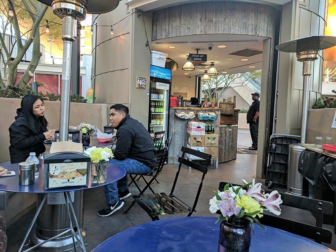 Happiness is a shared lobster roll. These diners know the secret to turning a mall pit stop into a memorable feast.