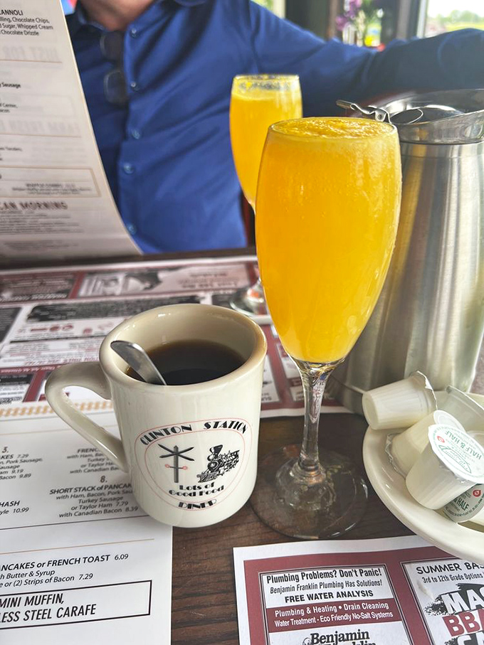 Mimosa mornings and coffee dreams! Start your day with a splash of sunshine and a jolt of java &ndash; doctor's orders!