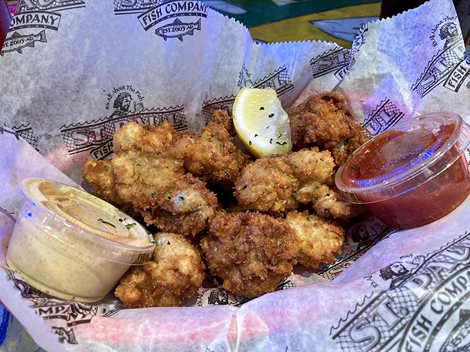 Golden nuggets of the sea! These fried oysters are so addictive, they should come with a warning label.