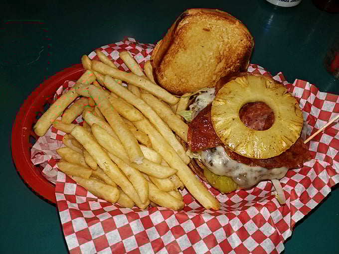 Fries that could make a Frenchman weep with joy! Golden, crispy, and more perfectly aligned than a marching band at halftime.
