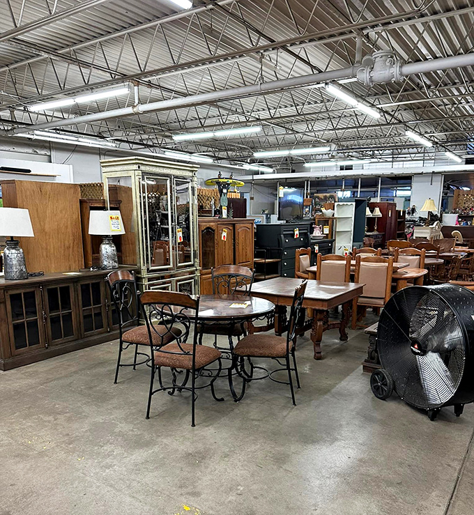 Pull up a chair... or a table, or a cabinet! This furniture free-for-all is like musical chairs for your home decor.