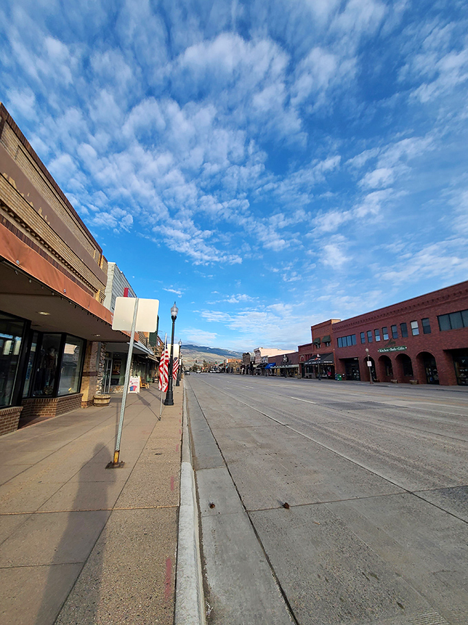 Main Street magic: Where every day feels like a John Ford film set. Just add tumbleweeds for the full effect!