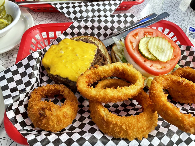 Crispy, golden hoops of joy! These onion rings aren't just a side dish, they're the main event's opening act.