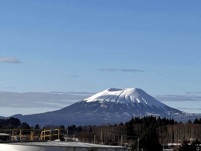 Mount Edgecumbe: Alaska's very own Fuji-san. Don't worry, it's been dormant longer than that exercise equipment in your garage.