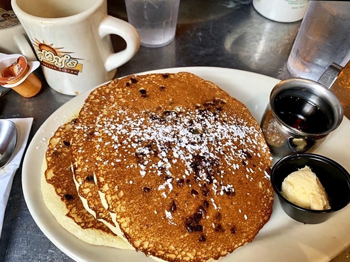 Pancakes that could make even IHOP jealous. These golden beauties are fluffier than a cloud and more satisfying than winning an argument.