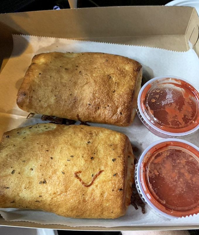 Pepperoni's cozy cousin! These golden rolls are like edible treasure chests filled with savory surprises.