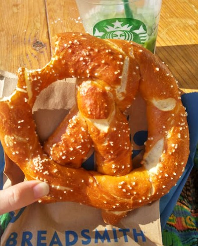 The pretzel that puts all other pretzels to shame. It's like a carb-loaded hug for your taste buds!