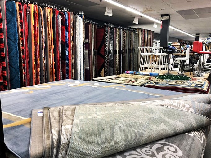 Rug revolution! From psychedelic swirls to subtle stripes, these floor coverings are ready to transform any room into a budget-friendly oasis.