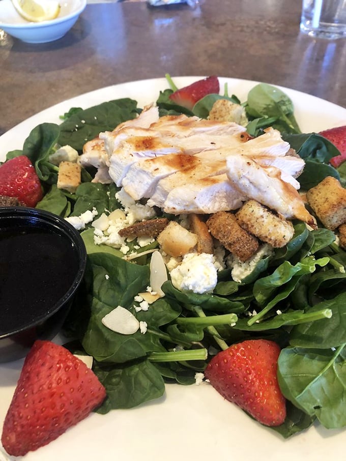 Who said salads can't be exciting? This colorful creation is like a garden party on a plate, proving that healthy can indeed be heavenly.