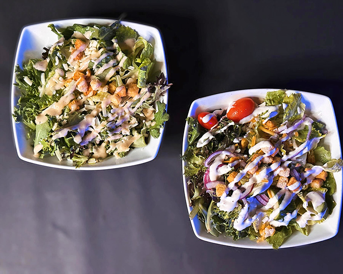 "Salads so fresh, they might just start a conversation. Who knew being healthy could be this fun?"