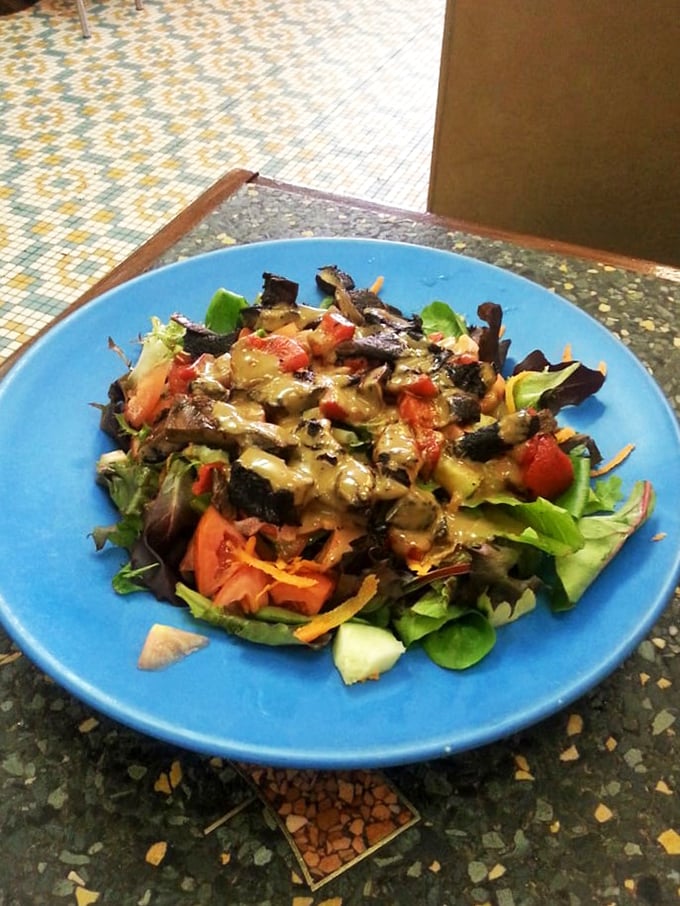 Who says you can't make friends with salad? This colorful creation is ready to prove that healthy can be downright irresistible.