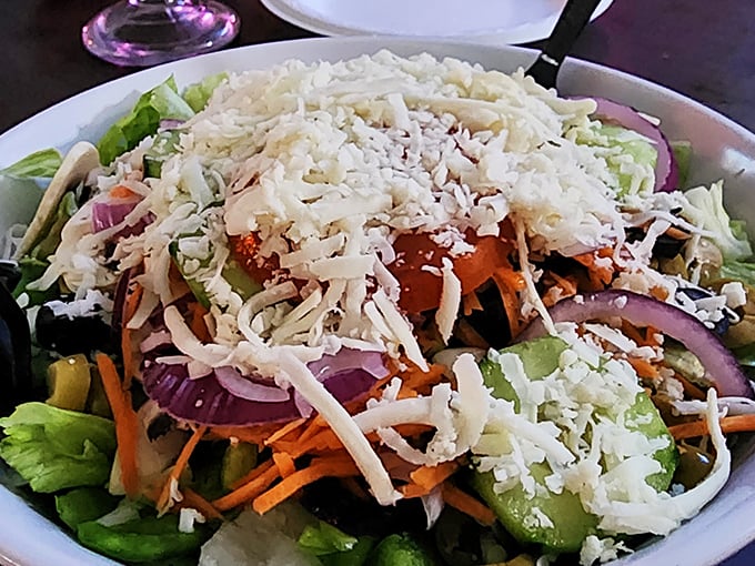 A salad that's not just playing second fiddle! This fresh creation proves that sometimes, it's hip to be square (meal).