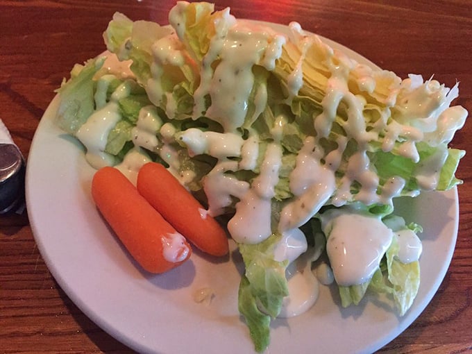 A salad so fresh and crisp, it could make you forget you came for the steak. Almost.
