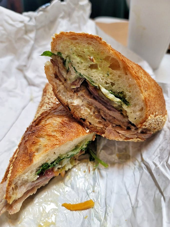 A sandwich so stuffed, it puts your holiday turkey to shame. It's like a hug between two slices of bread.
