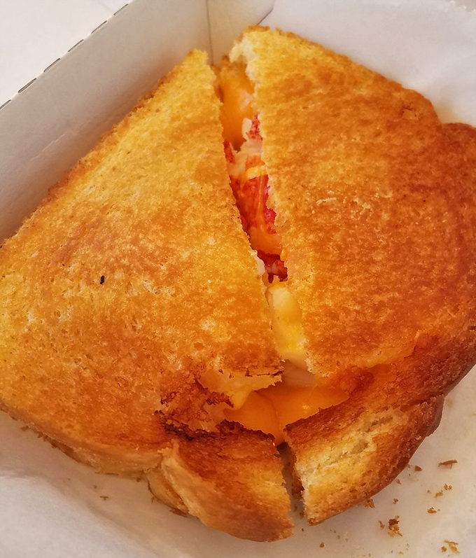 Grilled cheese gone rogue! This sandwich proves that even landlubbers can find their sea legs at Stowe's.