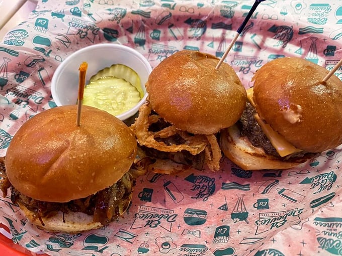 Sliders so good, they'll make you question why you ever ate full-sized burgers. Small in stature, big on flavor!