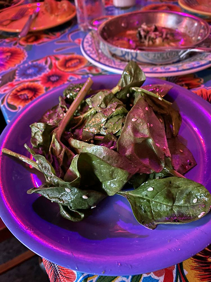 "Even the salads are ready to party!" This vibrant plate proves that eating your greens can be just as exciting as the main course.