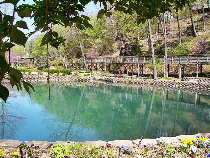 Serenity now! This spring-fed pool is Mother Nature's way of saying, "Chill out, will ya?" Don't forget to bring a good book!