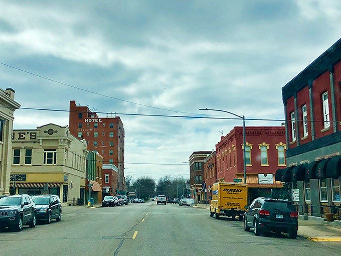 Downtown Abilene: Where every building tells a story, and every story ends with pie. It's like a history book you can walk through!