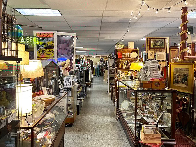 Organized chaos or chaotic organization? Either way, these carefully curated shelves are a browser's dream come true.