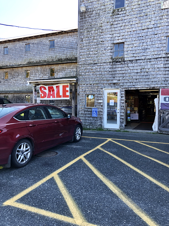 Come on in, the reading's fine! This unassuming entrance is your portal to a world of literary delights.