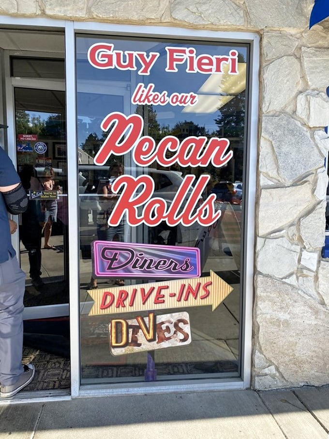 Even Guy Fieri can't resist these pecan rolls. They're so good, they might just make your hair stand on end!