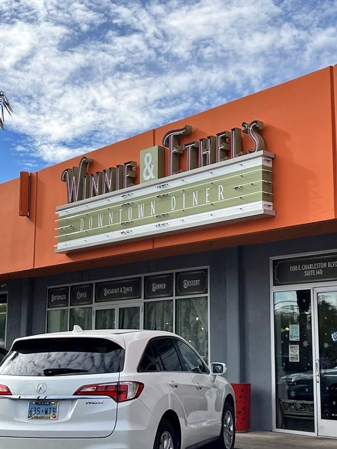 Vegas, baby! But forget the neon &ndash; this diner's warm glow is all the invitation you need for a memorable meal.